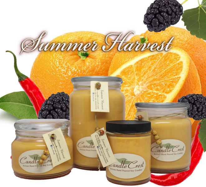 Summer Harvest Candles | Candle Crest Soy Candles Inc
