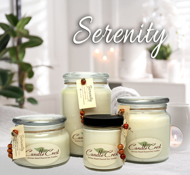 Serenity Soy Candles | Candle Crest Soy Candles Inc