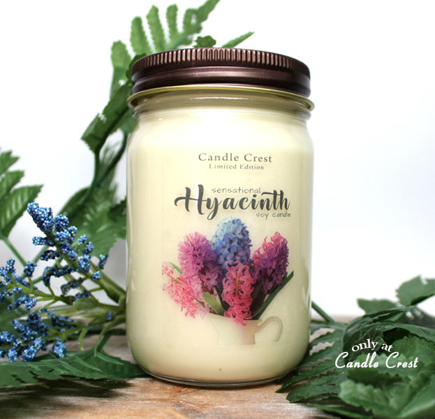 Sensational Hyacinth Candle | Candle Crest Soy Candles Inc