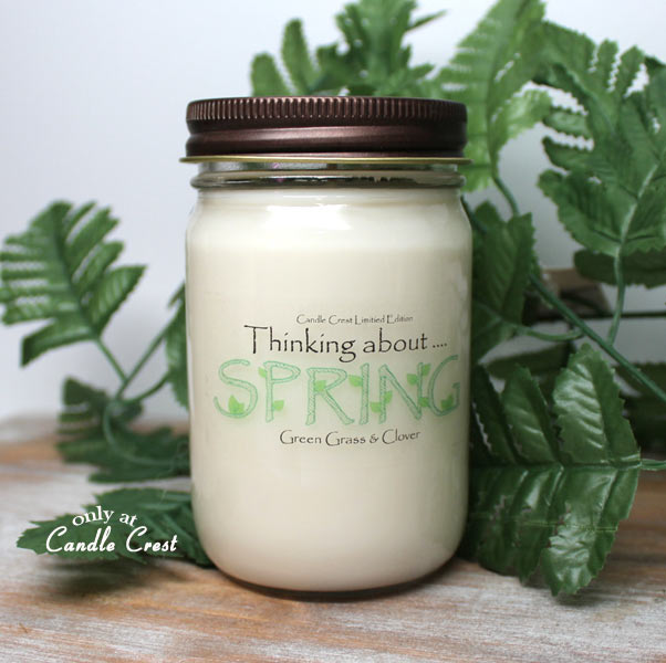 Thinking About Spring Candle | Candle Crest Soy Candles Inc