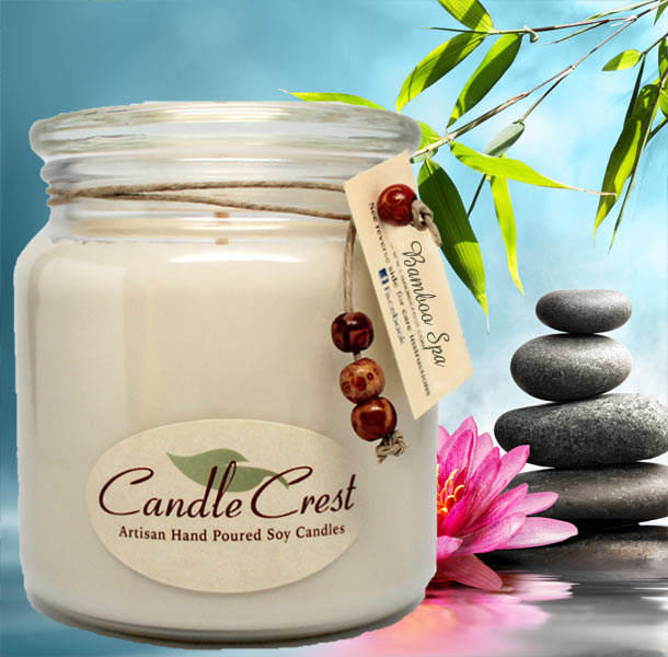 Bamboo Spa Candles | Candle Crest Soy Candles Inc