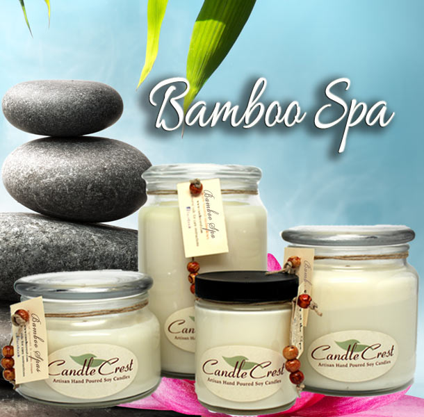 Bamboo Spa Candles | Candle Crest Soy Candles Inc